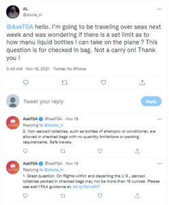 TSA Rules For Taking Liquids in Checked Baggage in 2023