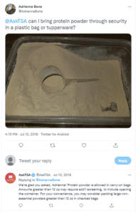 Can You Bring Protein Powder on a Plane? TSA Rules