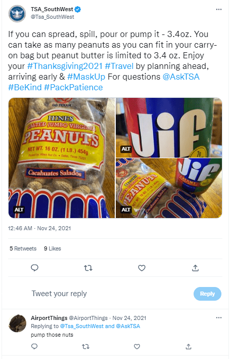 Can You Bring Peanut Butter on a Plane? TSA Peanut Butter Rules